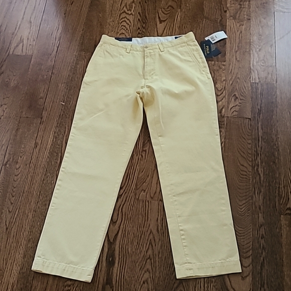 Polo Ralph Lauren | Pants | Polo Ralph Lauren Mens Straight Fit Yellow ...